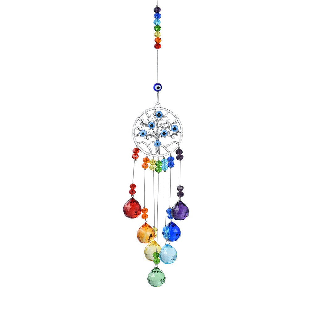Evil Eye Tree Chakra Suncatcher – Dream Seeds™